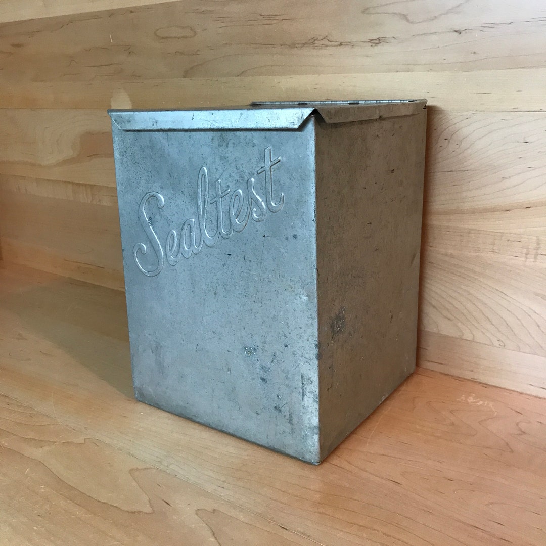 Vintage Milk Box Midcentury Sealtest Cream Dairy Delivery Receptacle ...