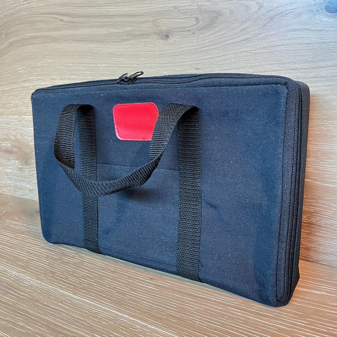 Vintage Audio Cassette Tape Case: Retro Portable Soft-sided Album ...