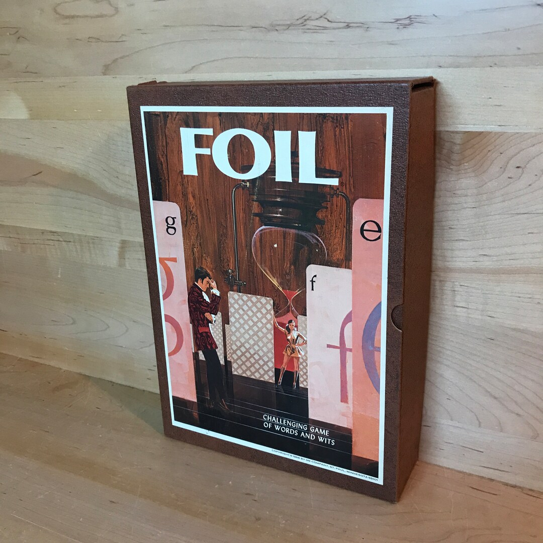 Vintage 3M Bookshelf Game Foil - Etsy