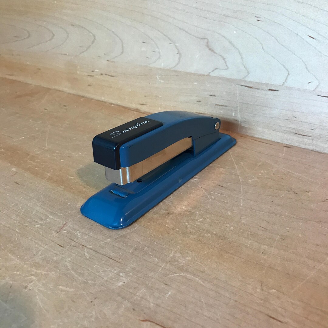 Vintage Swingline Stapler Small Blue Midcentury Office Supplies - Etsy