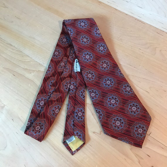 Vintage Super Wide Necktie 1970s Beau Brummel Mr. Joh… - Gem