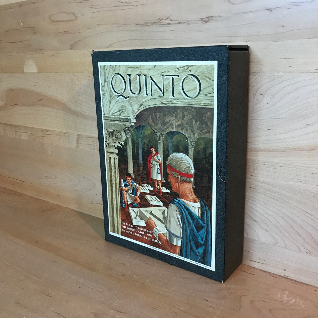 Vintage 3M Bookshelf Game Quinto - Etsy