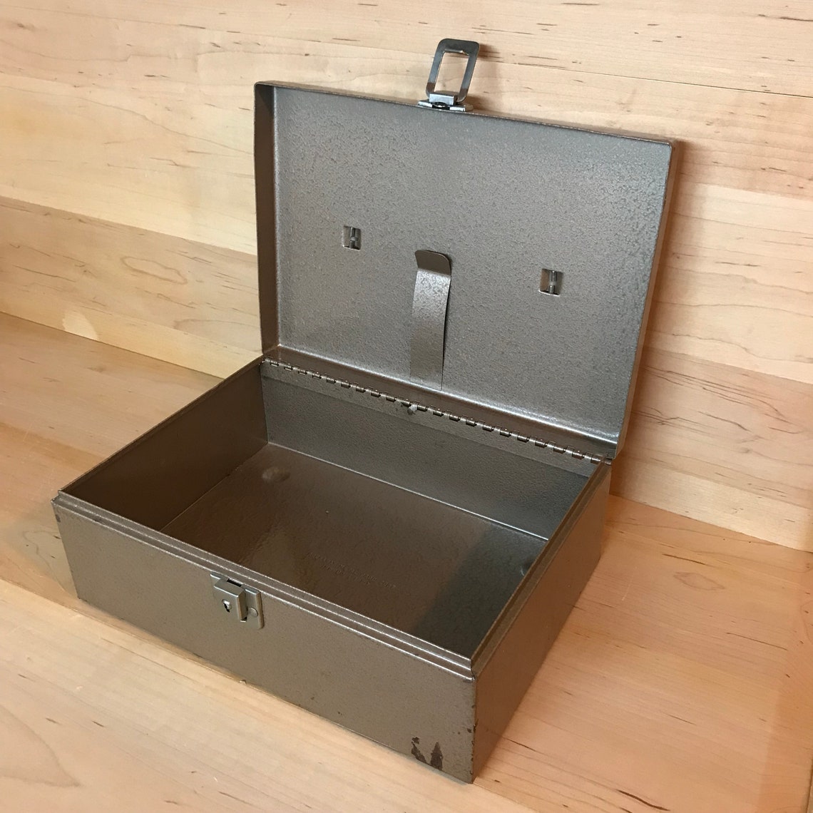 Vintage Metal Document Box Midcentury Industrial 1950s Copper | Etsy