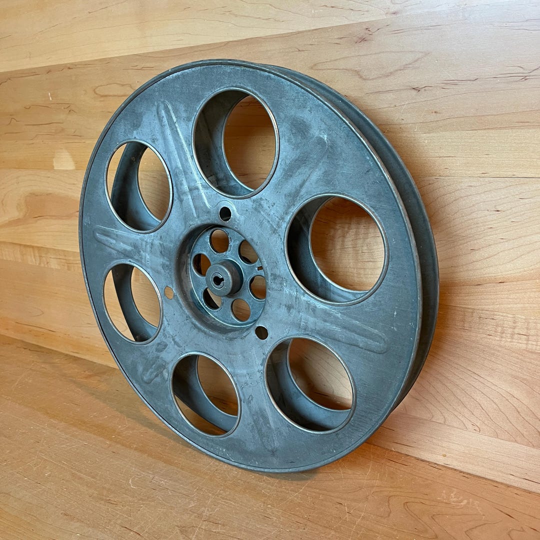 Vintage 35mm Film Reel Midcentury Old Hollywood Movie Projector Spool ...