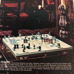 Vintage 3M Bookshelf Game Feudal - Etsy