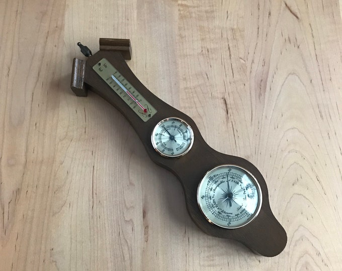 Vintage Weather Station Midcentury Tradition Banjo Style Barometer ...