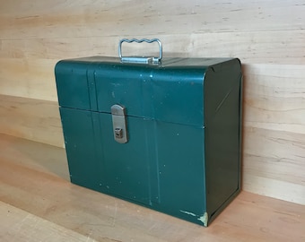 Metal File Box Vintage - Etsy