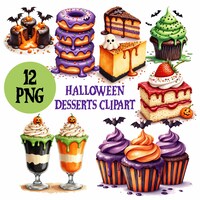 Candy Corn Clipart PNG Cute Cat Halloween Sweets Digital Download, Fall ...
