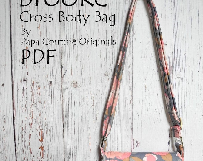 Small Cross Body Bag PDF Sewing Pattern Brooke by Papa Couture - Etsy