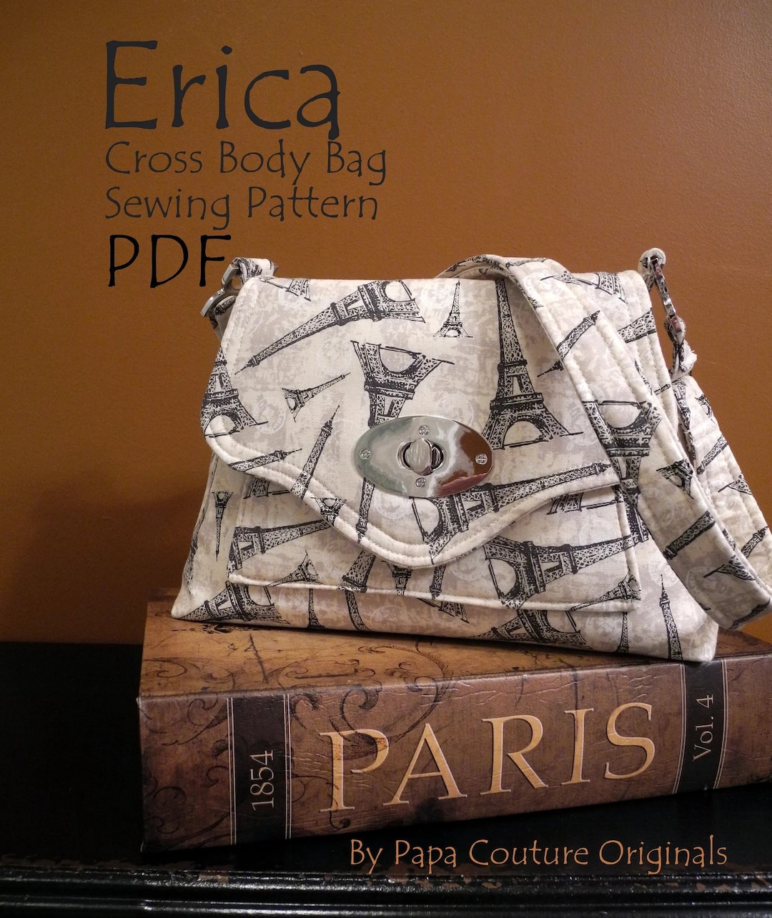 Medium Cross Body Bag PDF Sewing Pattern - Etsy