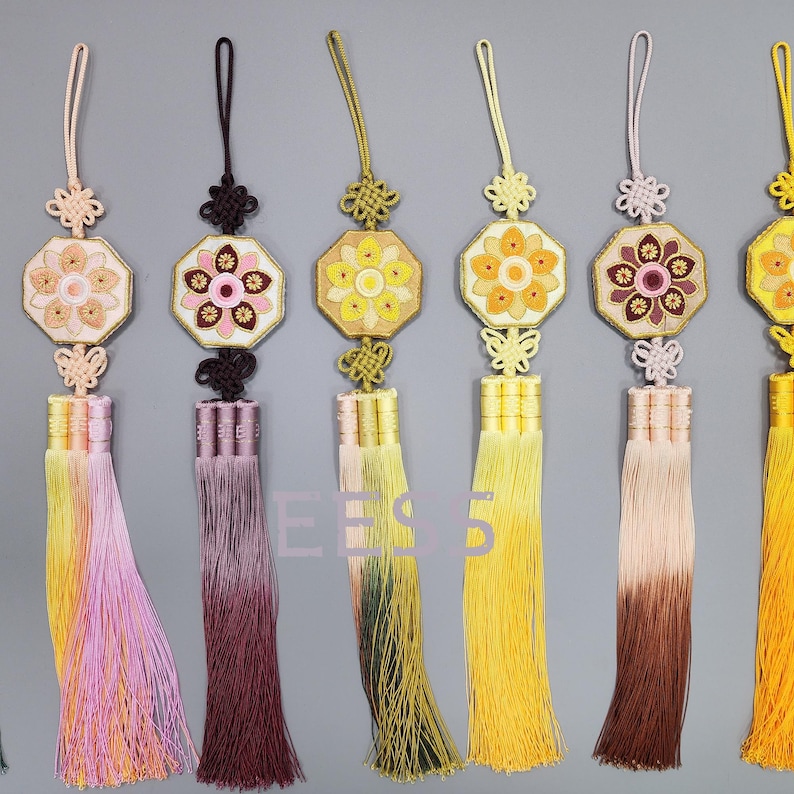 Korean Hanbok Traditional Norigae 노리개 Tassel Hanging Accessory Ornament ...