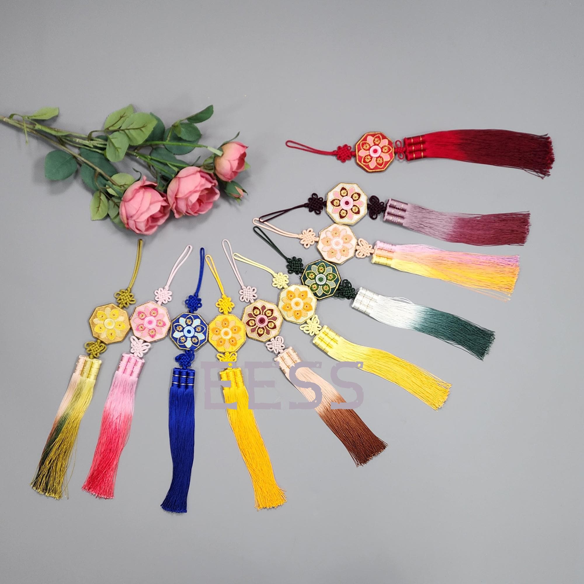Korean Hanbok Traditional Norigae 노리개 Tassel Hanging Accessory Ornament ...
