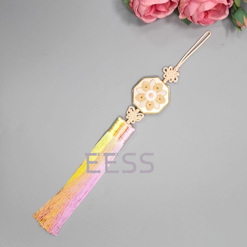 Korean Hanbok Traditional Norigae 노리개 Tassel Hanging Accessory Ornament ...