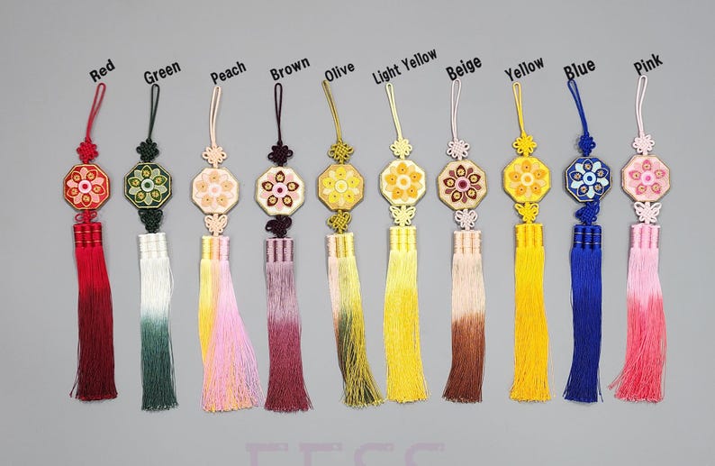 Korean Hanbok Traditional Norigae 노리개 Tassel Hanging Accessory Ornament ...
