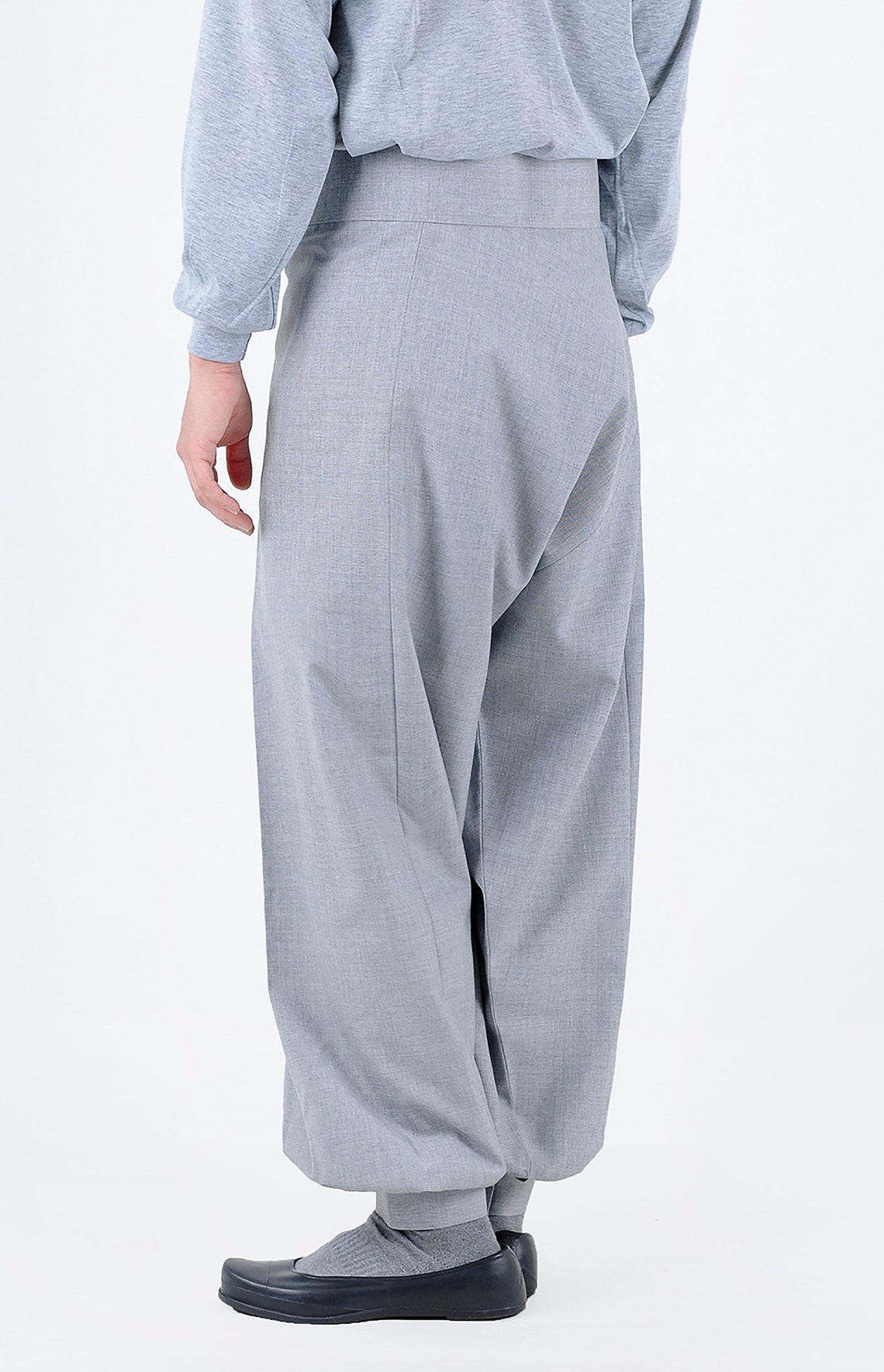 Buddhist Monk Pants Korea Traditional Temple Clothes Grey | Etsy