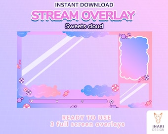 Twitch candy Shop 25 Panels & 1 Banner Twitch - Etsy