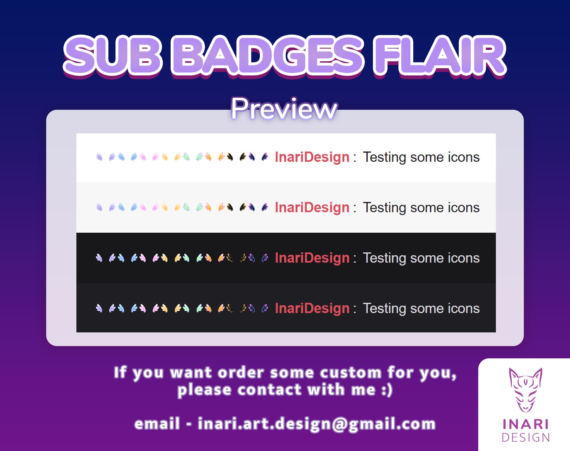 Twitch Badges Flair - Wings - Badge / Bit Badges / Fantasy / Cute ...