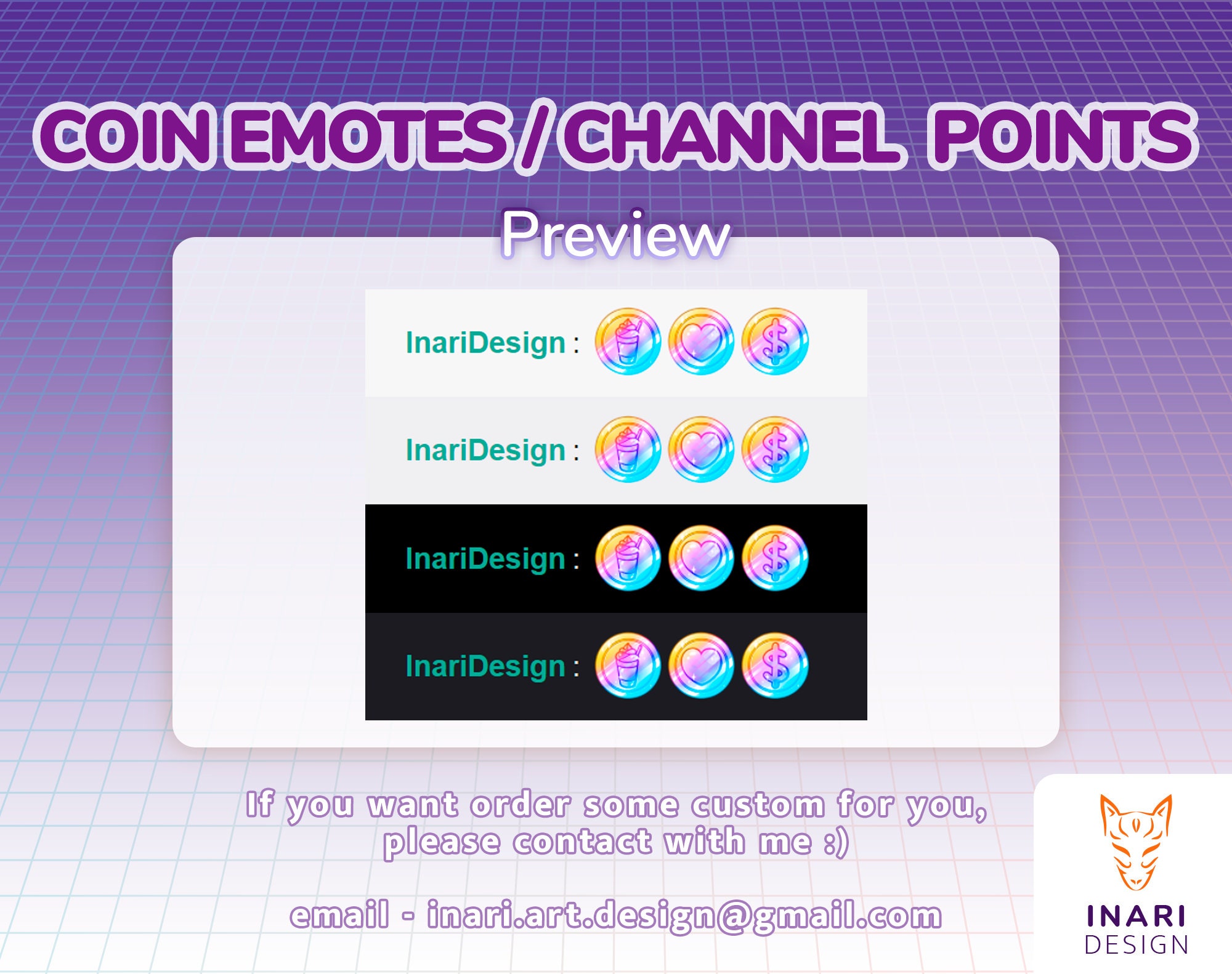 Twitch Coin Emote / Discord / Channel Points / Badges / Streamer / Gold ...
