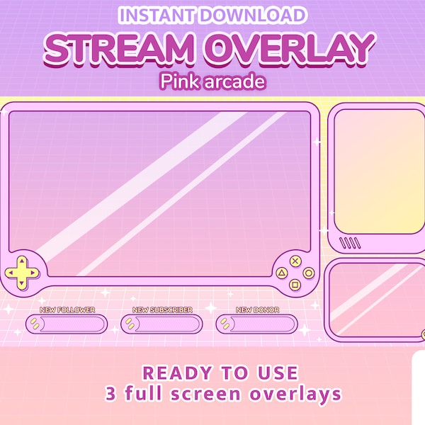 Arcade Twitch Overlay - Etsy