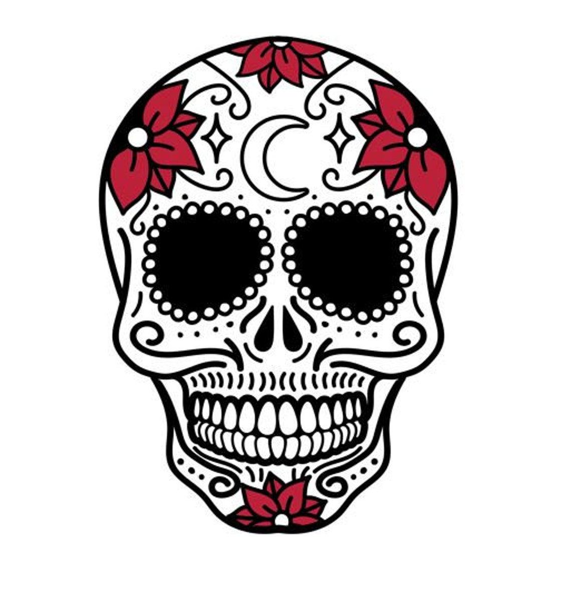 Sugar Skull PNG Skeleton Design PNG Halloween PNG Cute - Etsy