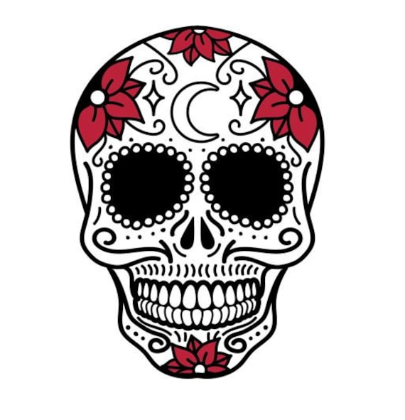 Sukker Skull Tegninger Enkle