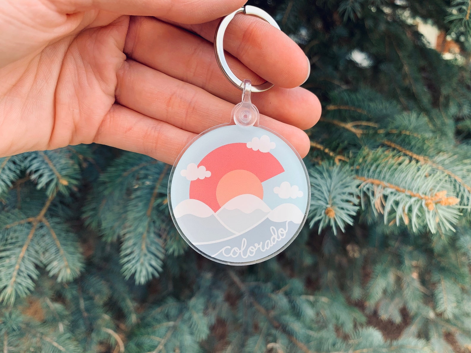 Colorado Acrylic Keychain/travel Gift/ Colorado Souvenir - Etsy