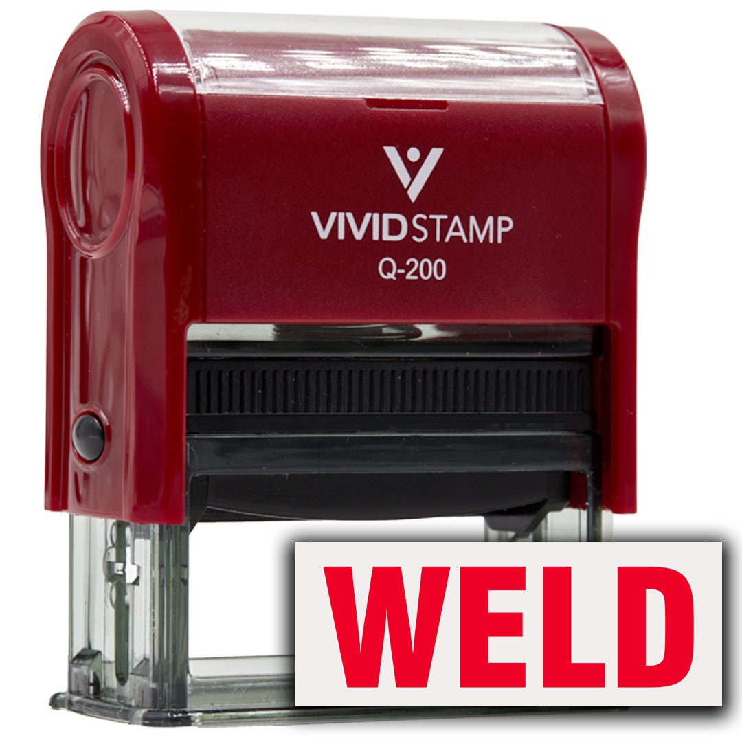 Weld Self-inking Office Rubber Stamp - Etsy