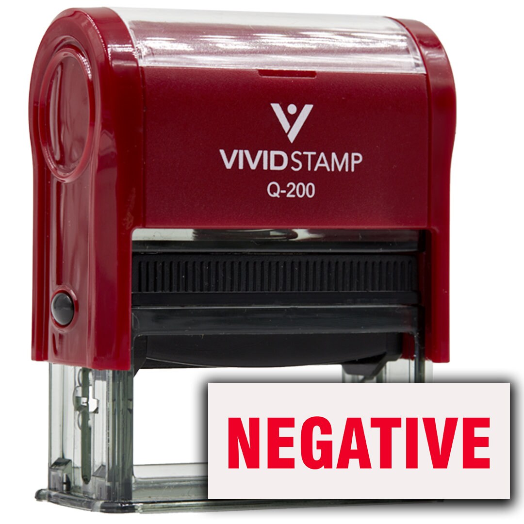 Negative Self-inking Office Rubber Stamp - Etsy
