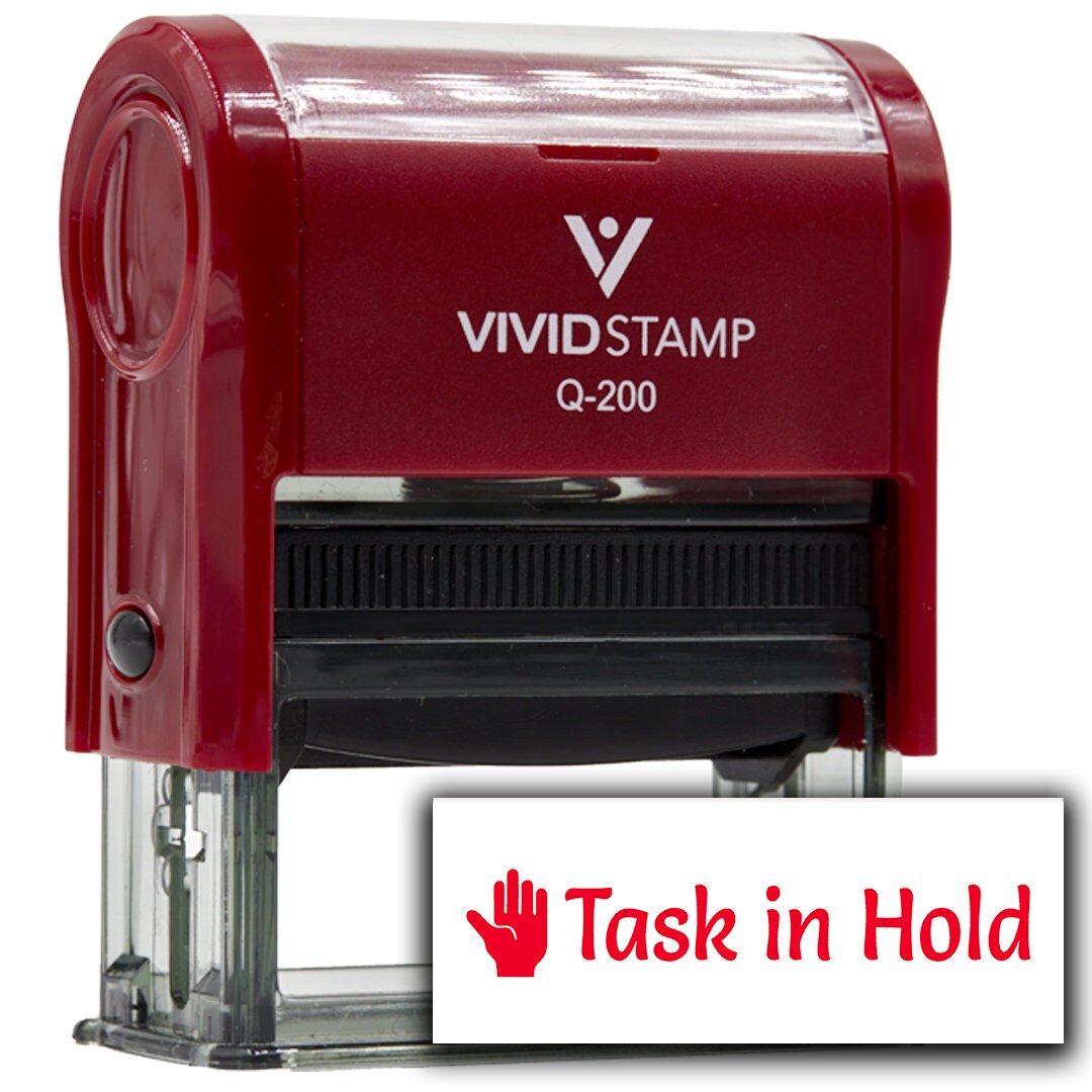 Vivid Stamp Task in Hold Self-inking Rubber Stamps Teachers and Schools ...