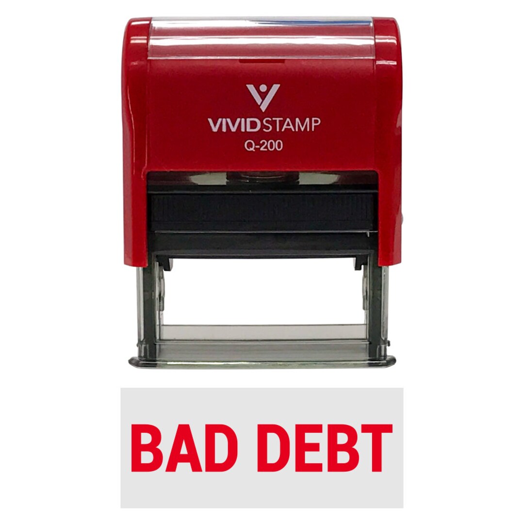 Bad Debt Self-inking Office Rubber Stamp - Etsy