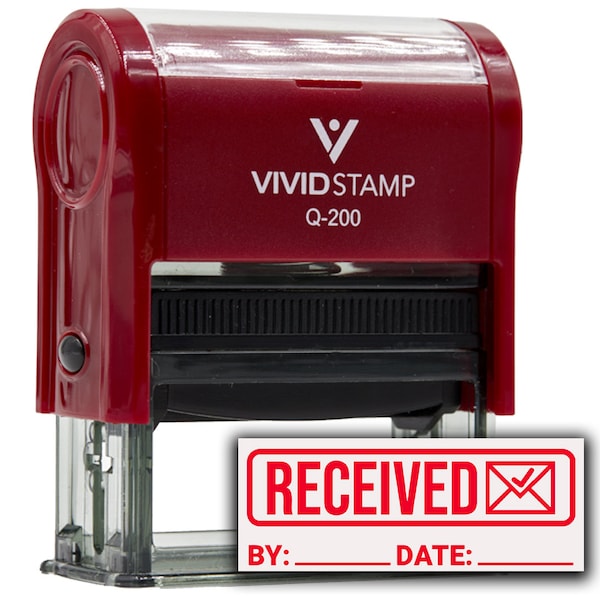 Received Stamp With Date - Etsy