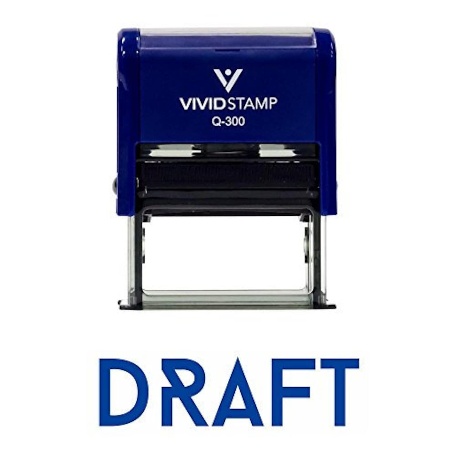 Draft Office Self-inking Office Rubber Stamp - Etsy