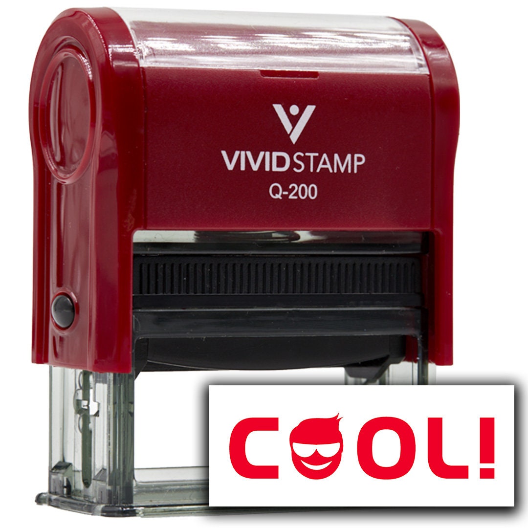 Vivid Stamp Cool! Stamps for Grading Self-inking Rubber Stamps - Etsy
