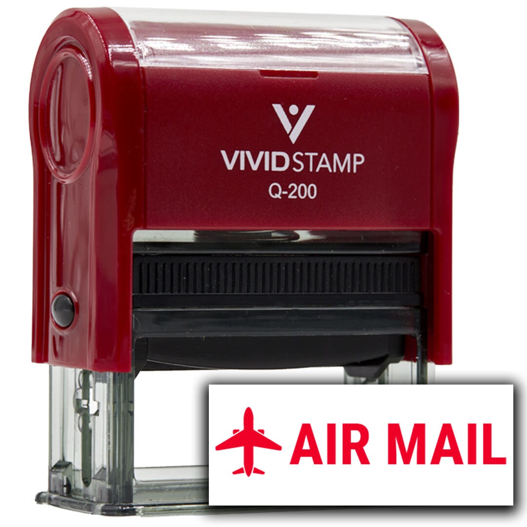 Vivid Stamp AIR MAIL Self-inking Rubber Stamps - Etsy