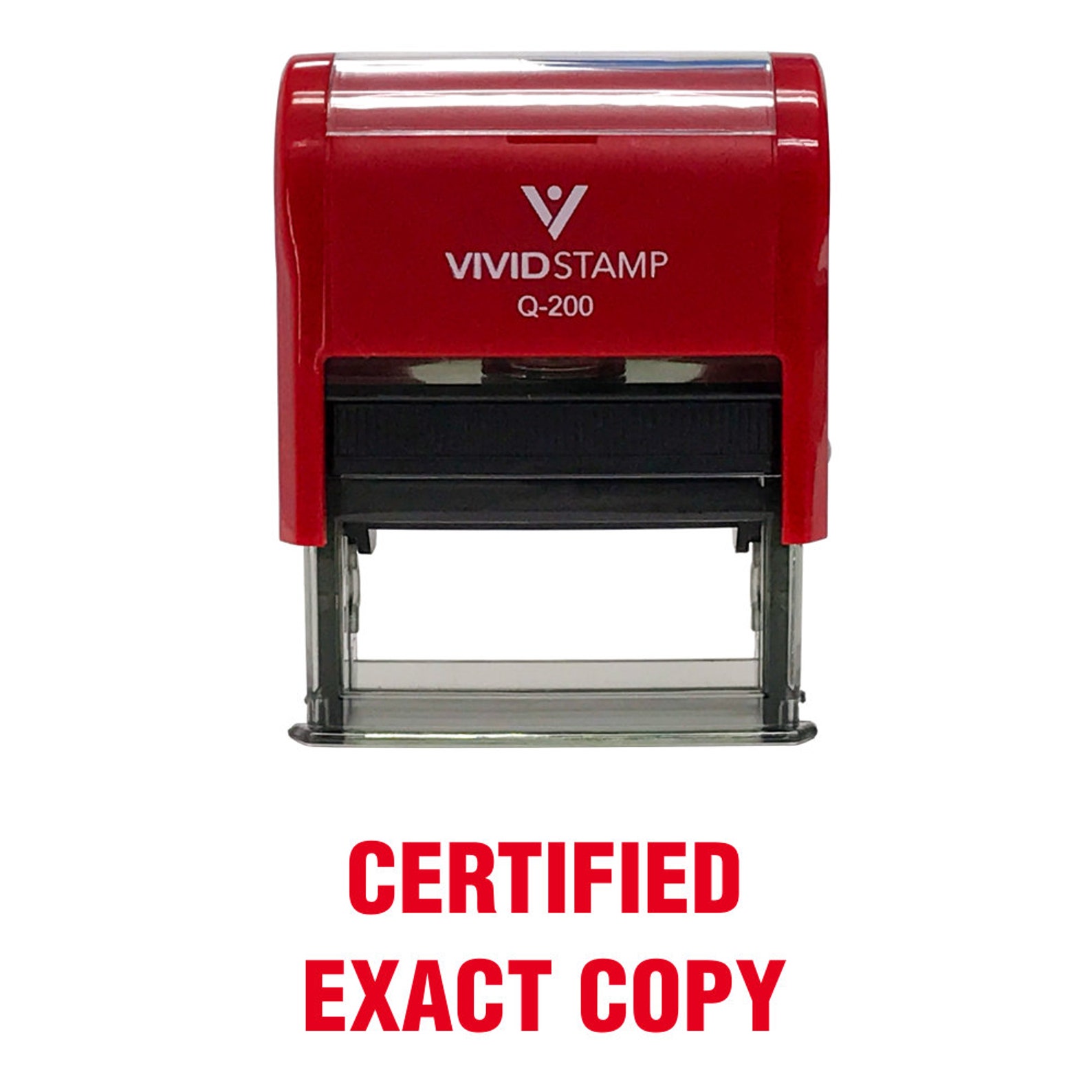 Certified Exact Copy Self Inking Rubber Stamp - Etsy