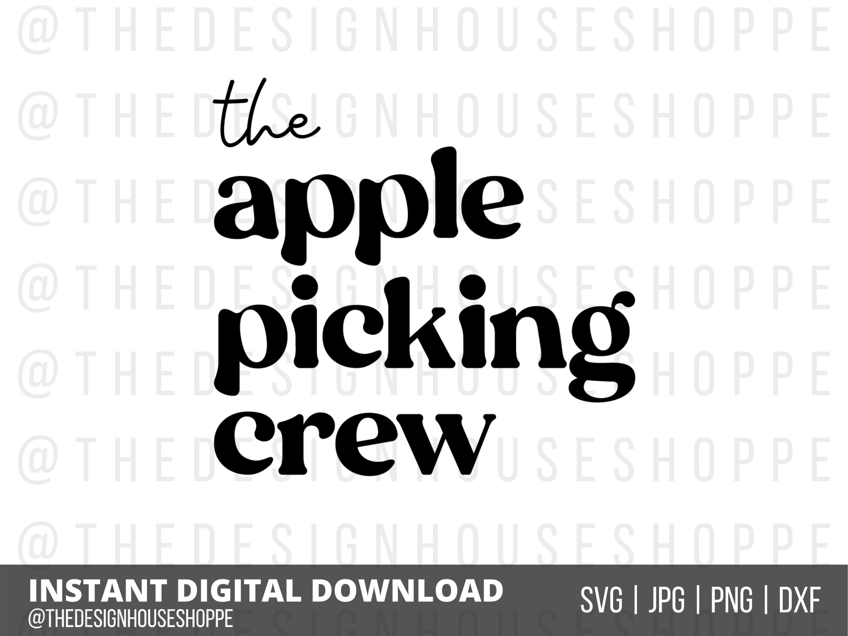 Apple Picking SVG, Apple Picking Crew SVG, Fall SVG, Apple Picking ...