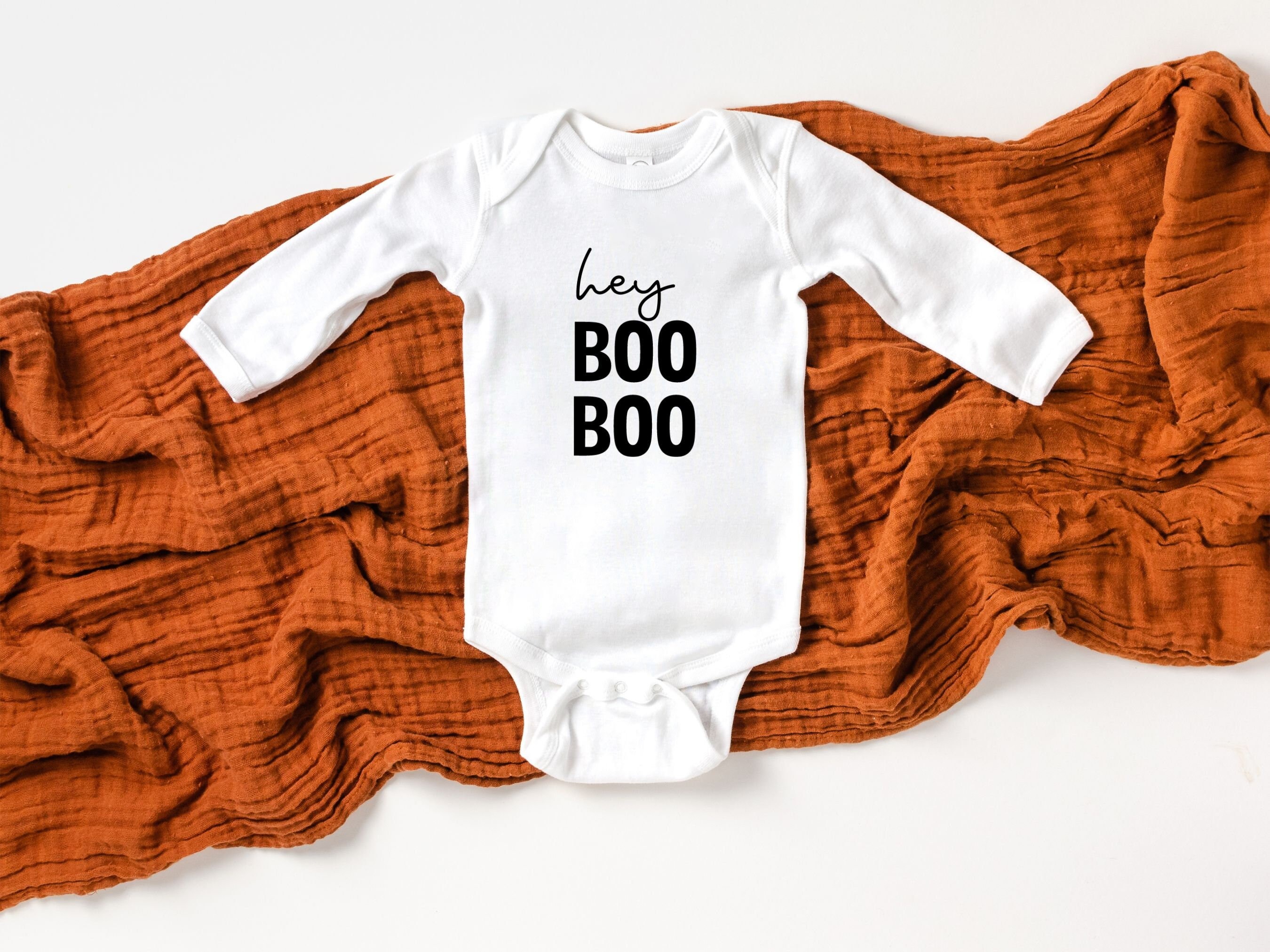 Hey Boo Boo SVG, Ghost SVG, Kids Halloween Shirt, Adult Halloween Shirt ...