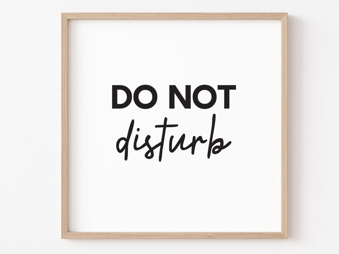Do Not Disturb SVG, Do Not Disturb Sign, Do Not Disturb Office Sign, Do ...