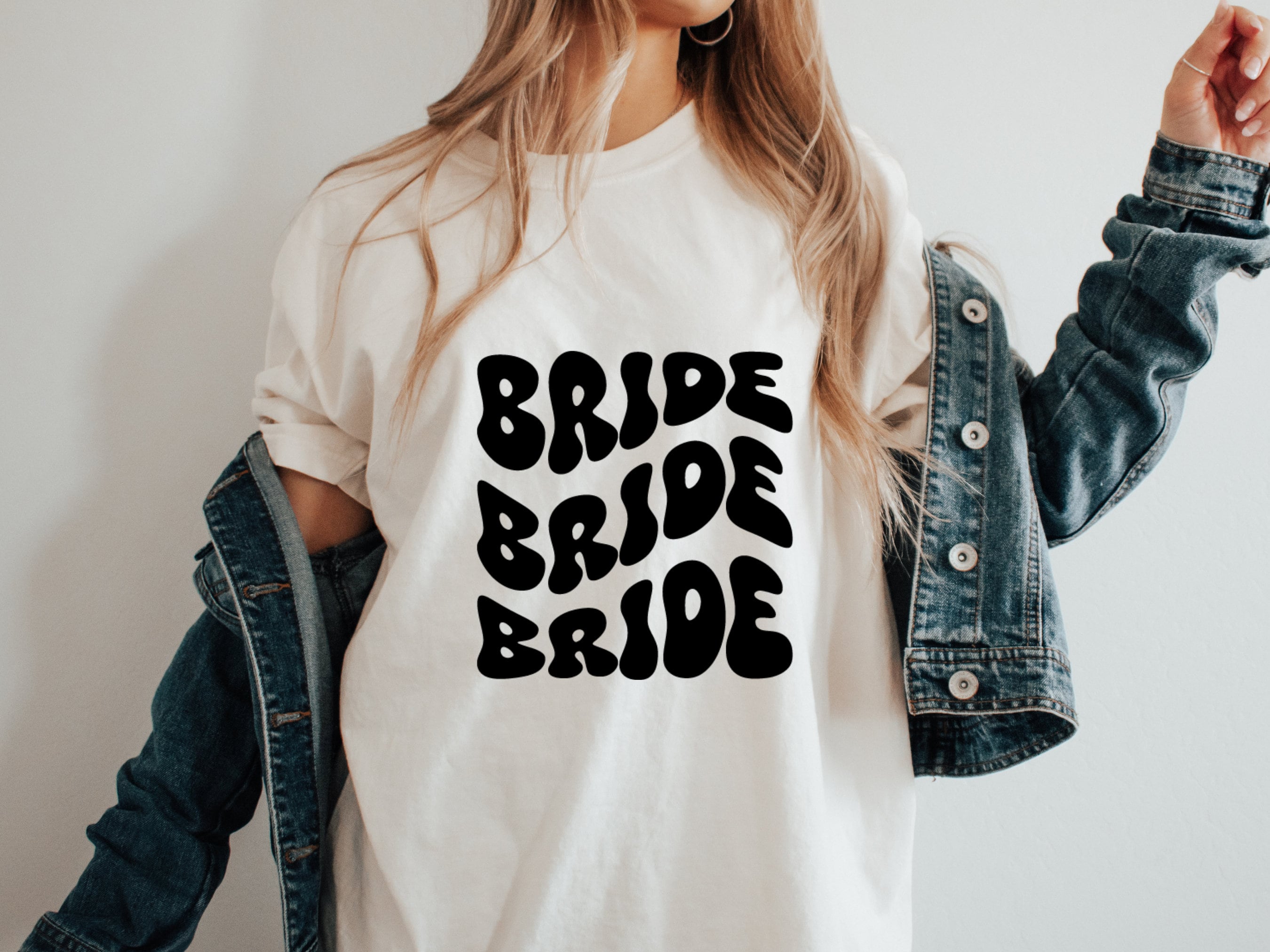 Bride Svg Bridal Svg Wedding Svg Bridesmaid Svg Wavy - Etsy