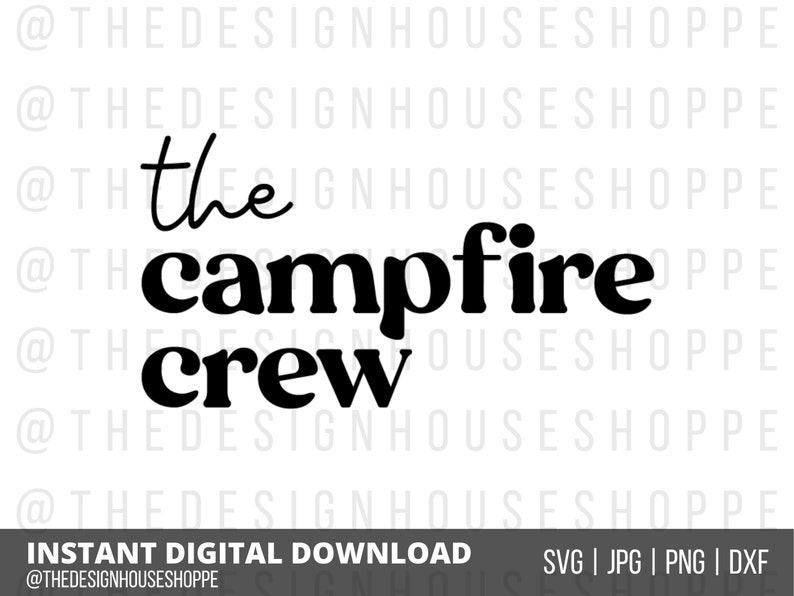 The Campfire Crew Svg, Fall Svg, Fall Y'all Svg, Freezing Season ...
