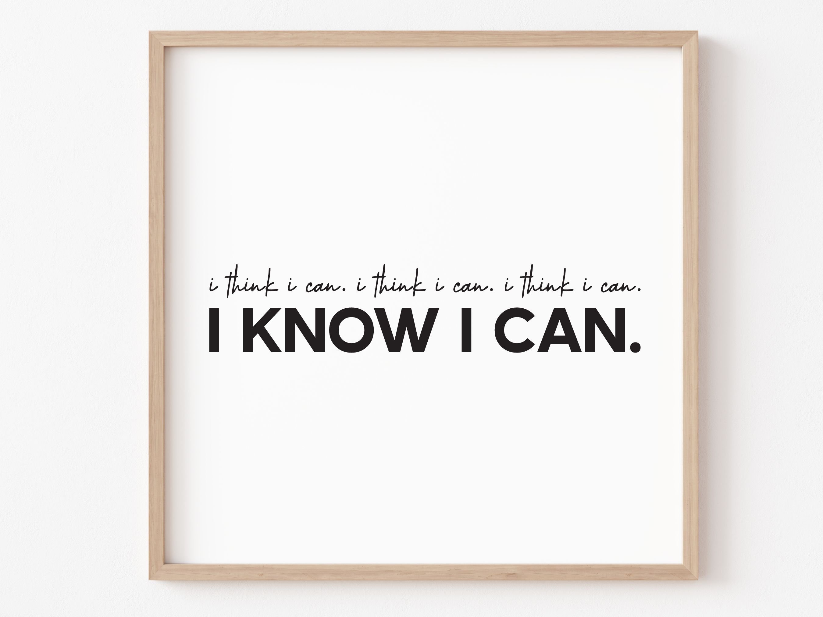 I Know I Can SVG, Empowering Svg, You Can Do It Svg, Instant Download ...