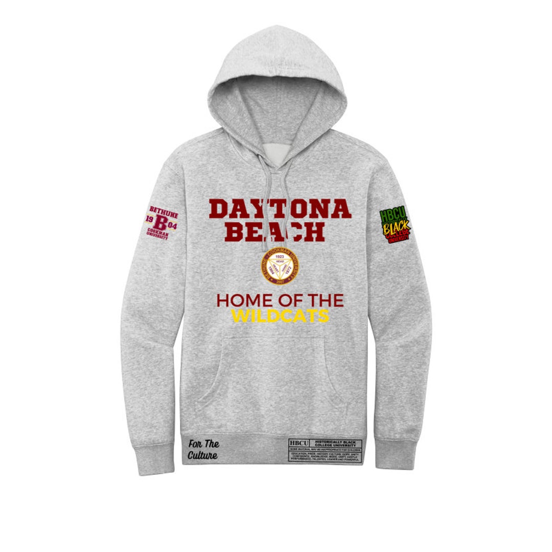 HBCU Bethune Cookman University Fleece Hoodie - Etsy