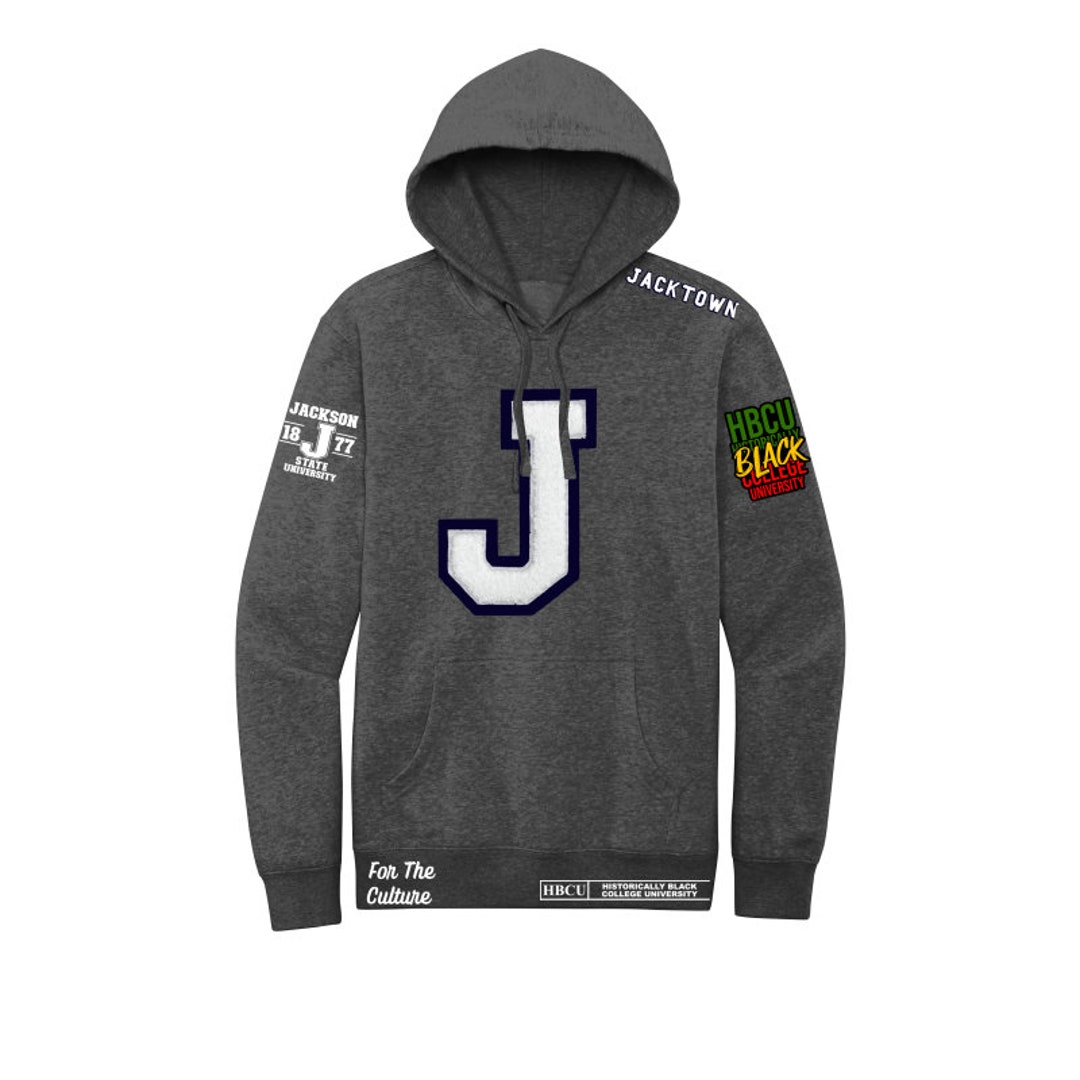 Jackson State University HBCU Varsity Letter Fleece Hoodie - Etsy