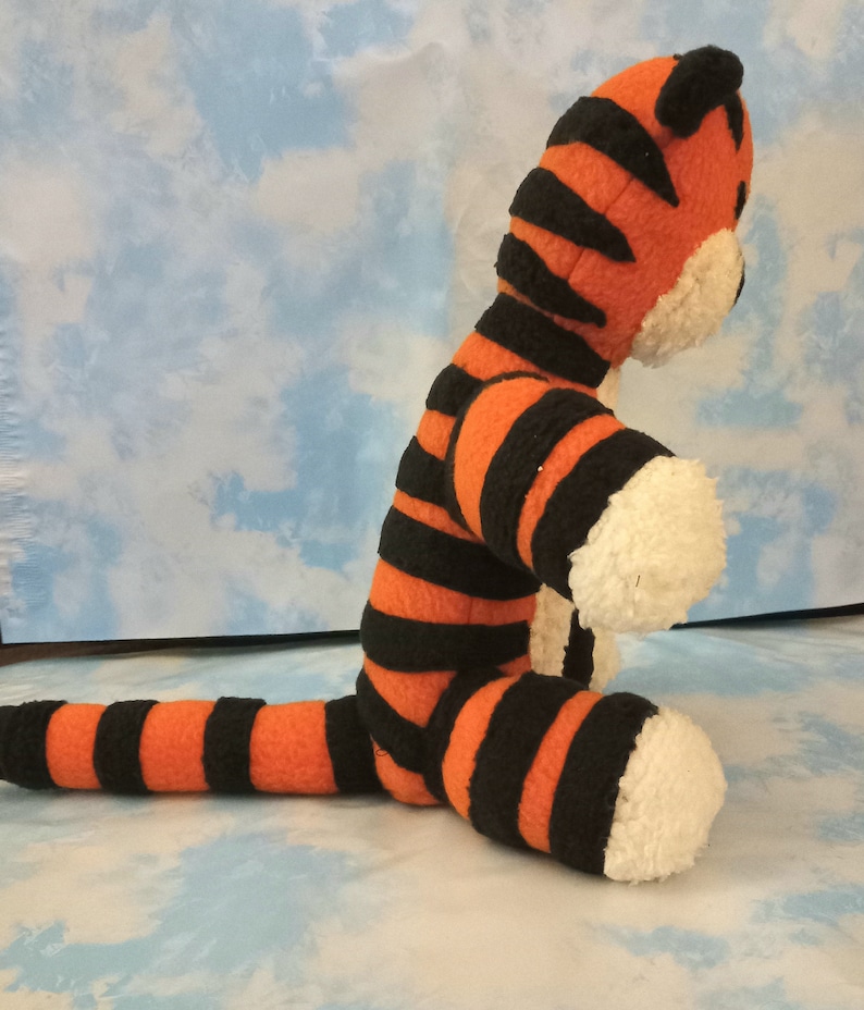 Hand Sewn Mini Stuffed Hobbes 10" Plush Tiger - Etsy