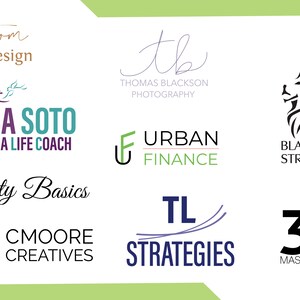 Simple, Sleek Logo Designs - Etsy