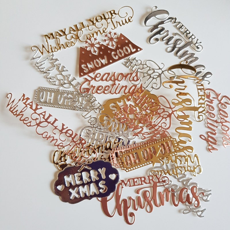 Christmas Die Cuts - Etsy