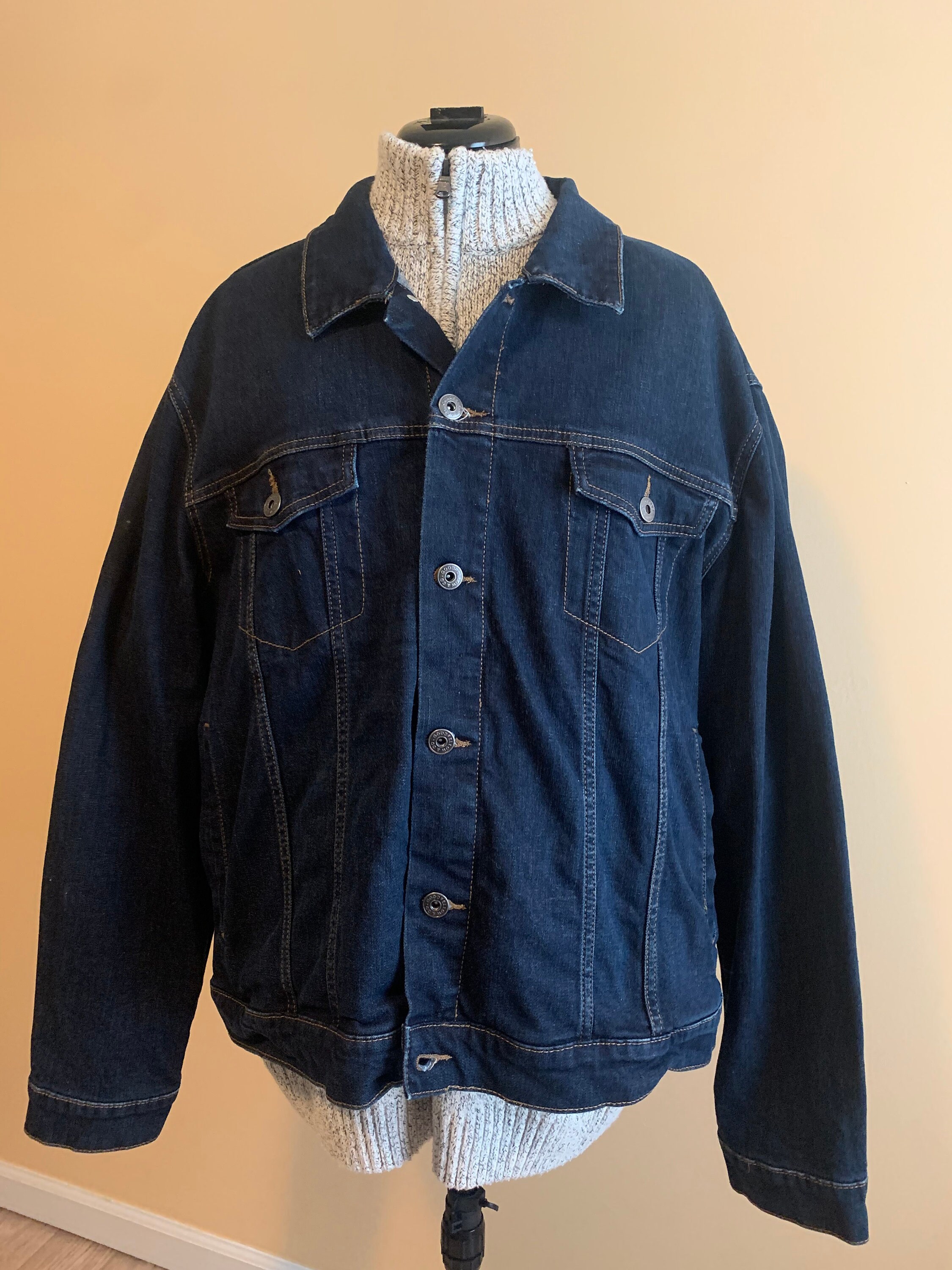 Vintage Denim Jacket With Wolverine X Men Hand Painted Brand - Etsy