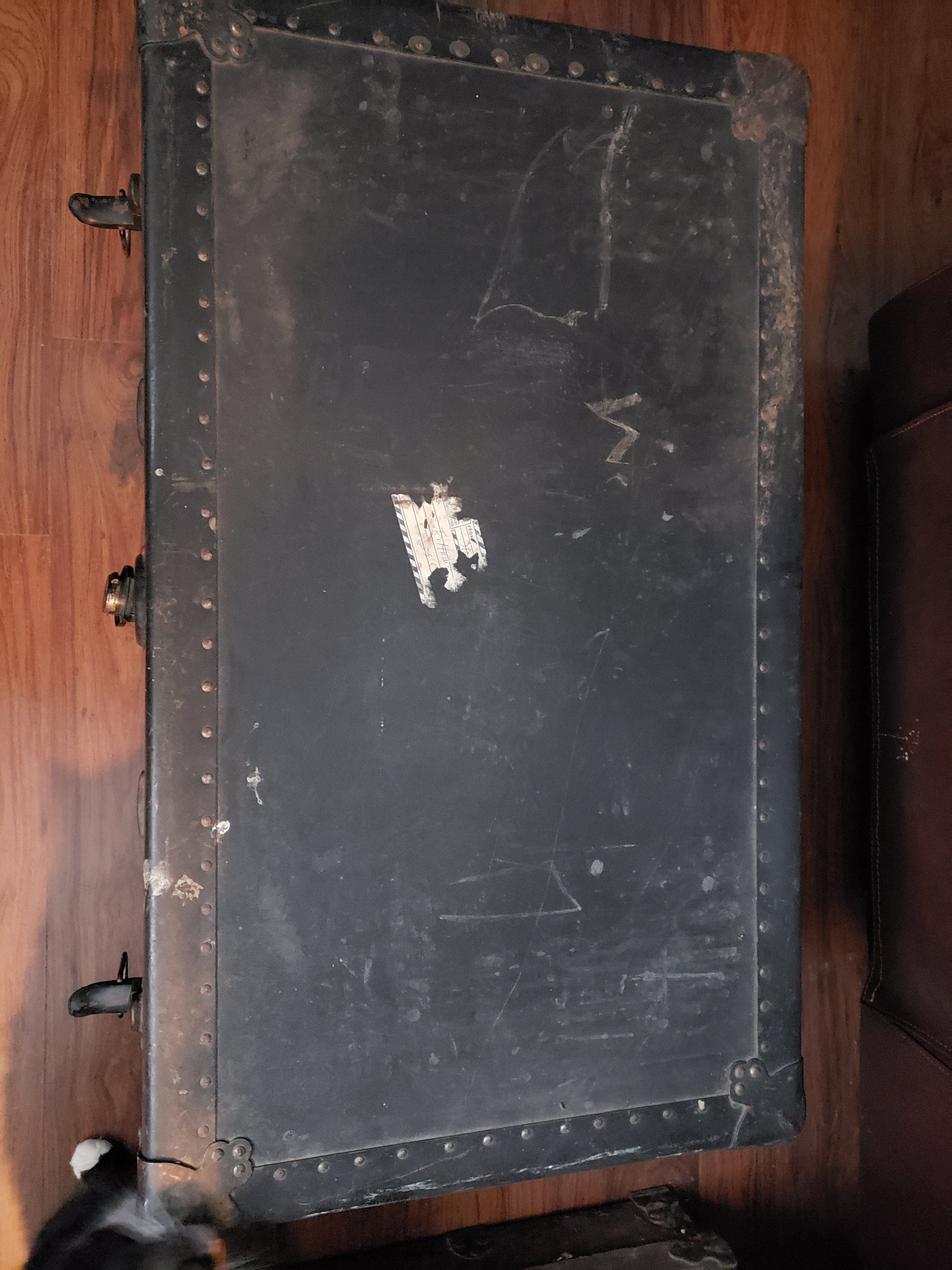 Vintage WWII Trunk - Etsy