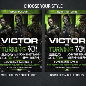 Video Game Birthday Invitation, Video Game Party Invite, Modern ...