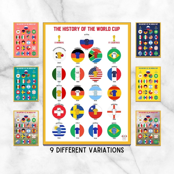 Fifa World Cup Posters - Etsy